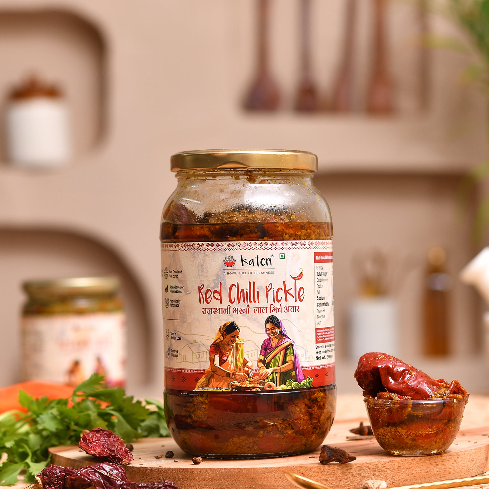 Red Mirchi Bharwa Pickle – katori.co.in